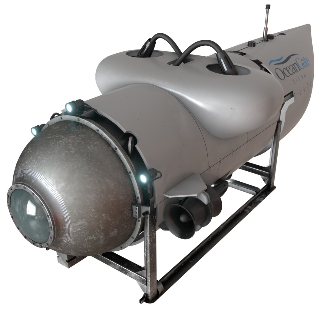 OceanGate Titan Submersible - Submarine 3D Model - TurboSquid 2124599