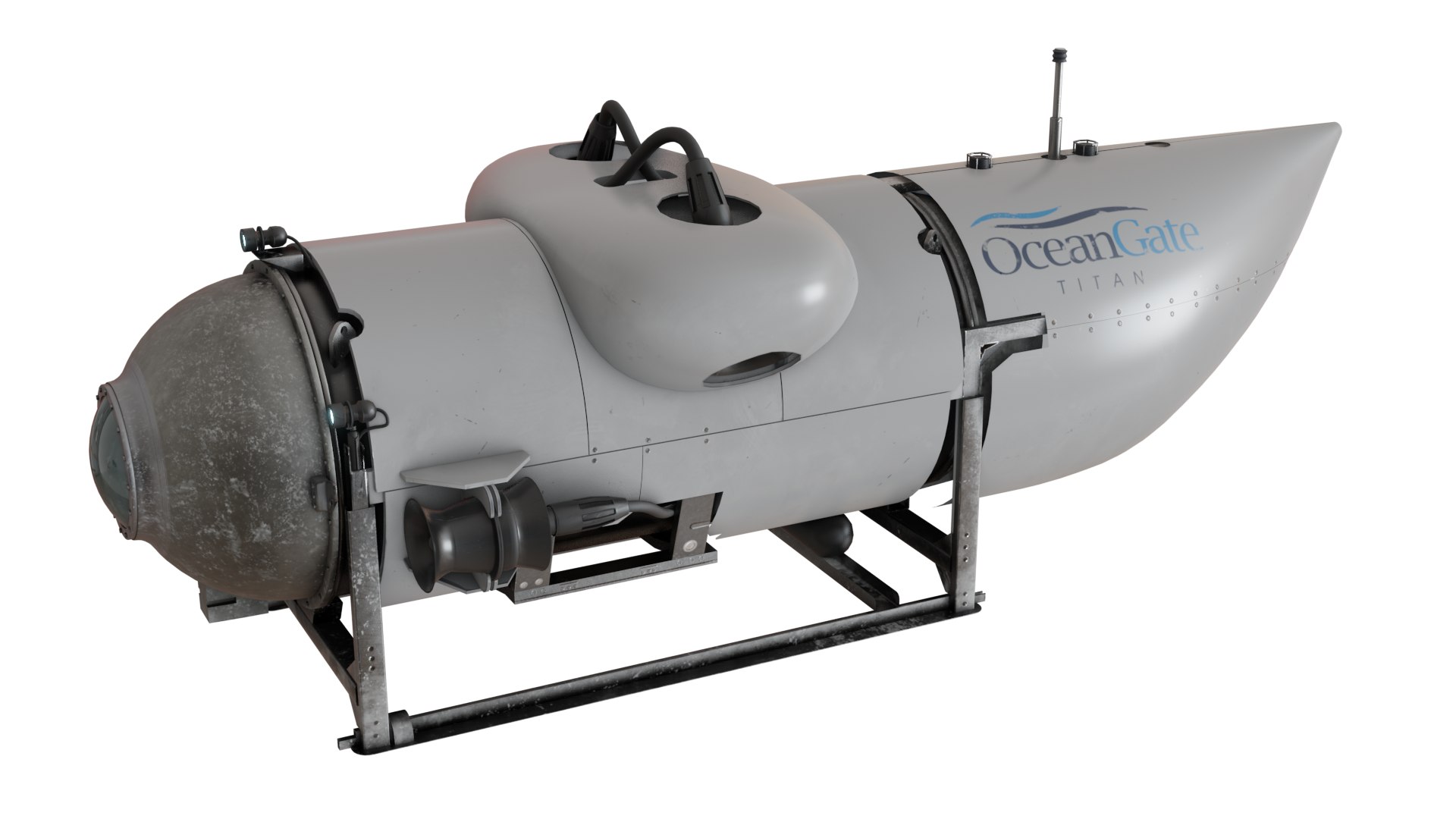 OceanGate Titan Submersible - Submarine 3D Model - TurboSquid 2124599