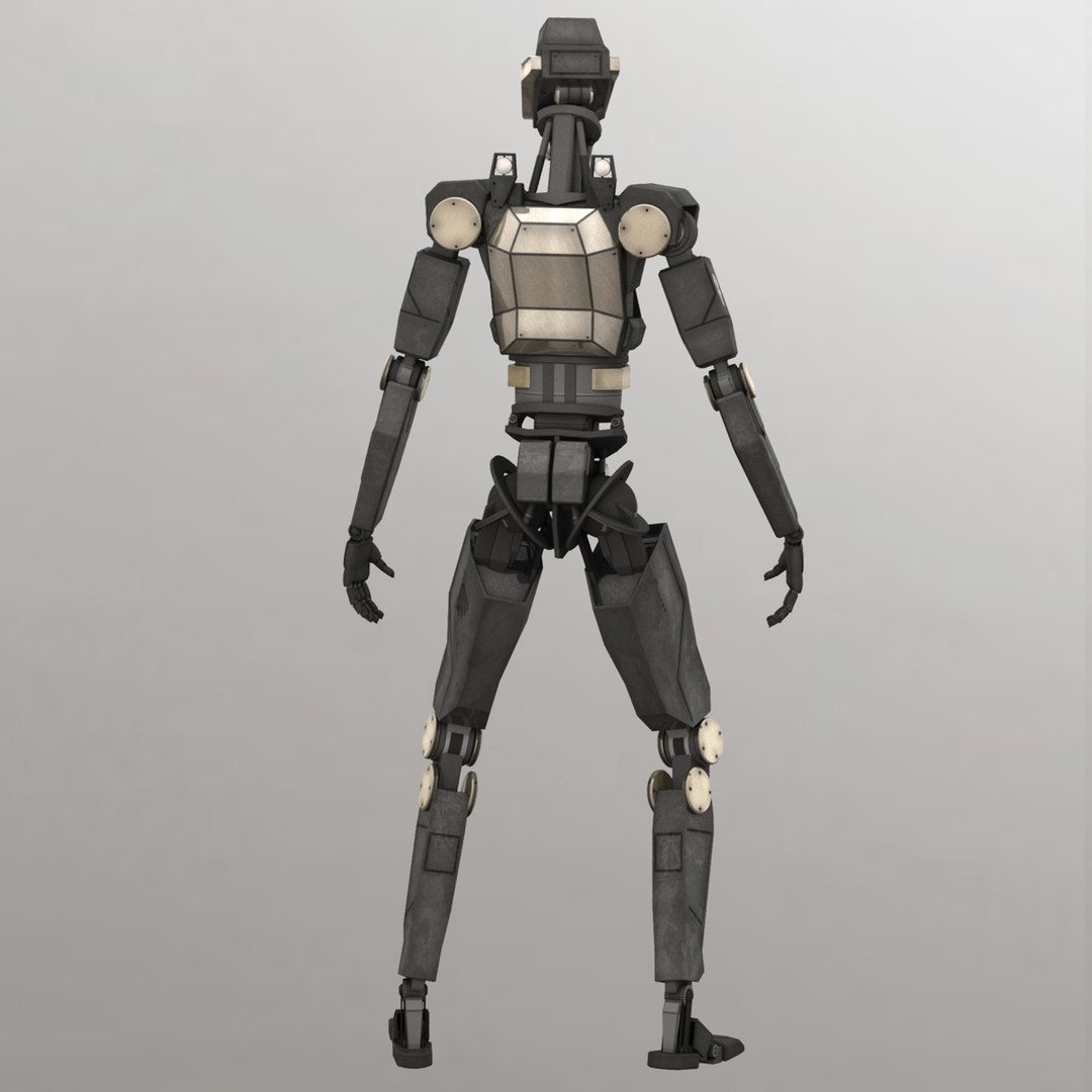 3D Android Robot Rigged Model - TurboSquid 1170618