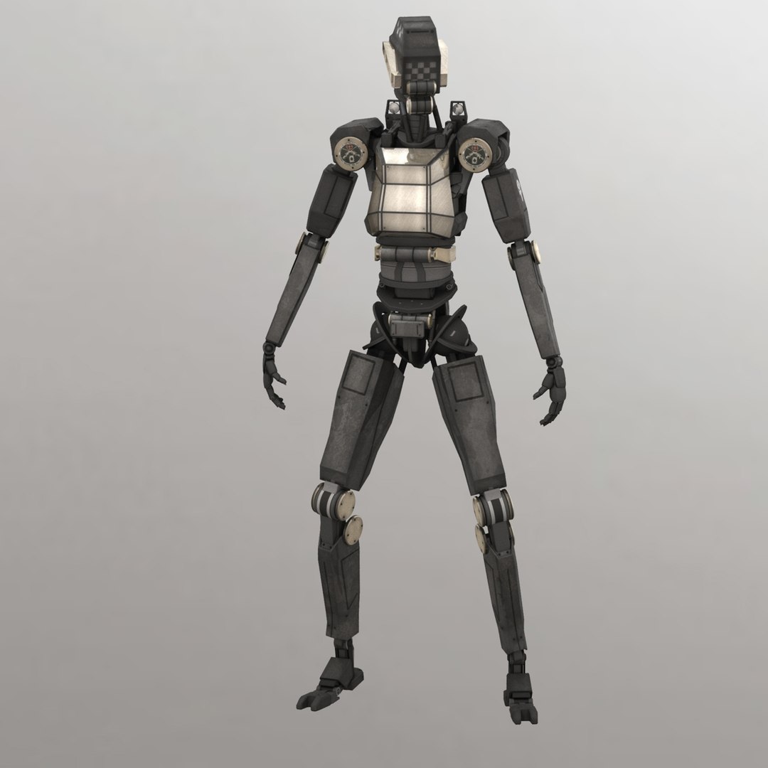 3D Android Robot Rigged Model - TurboSquid 1170618