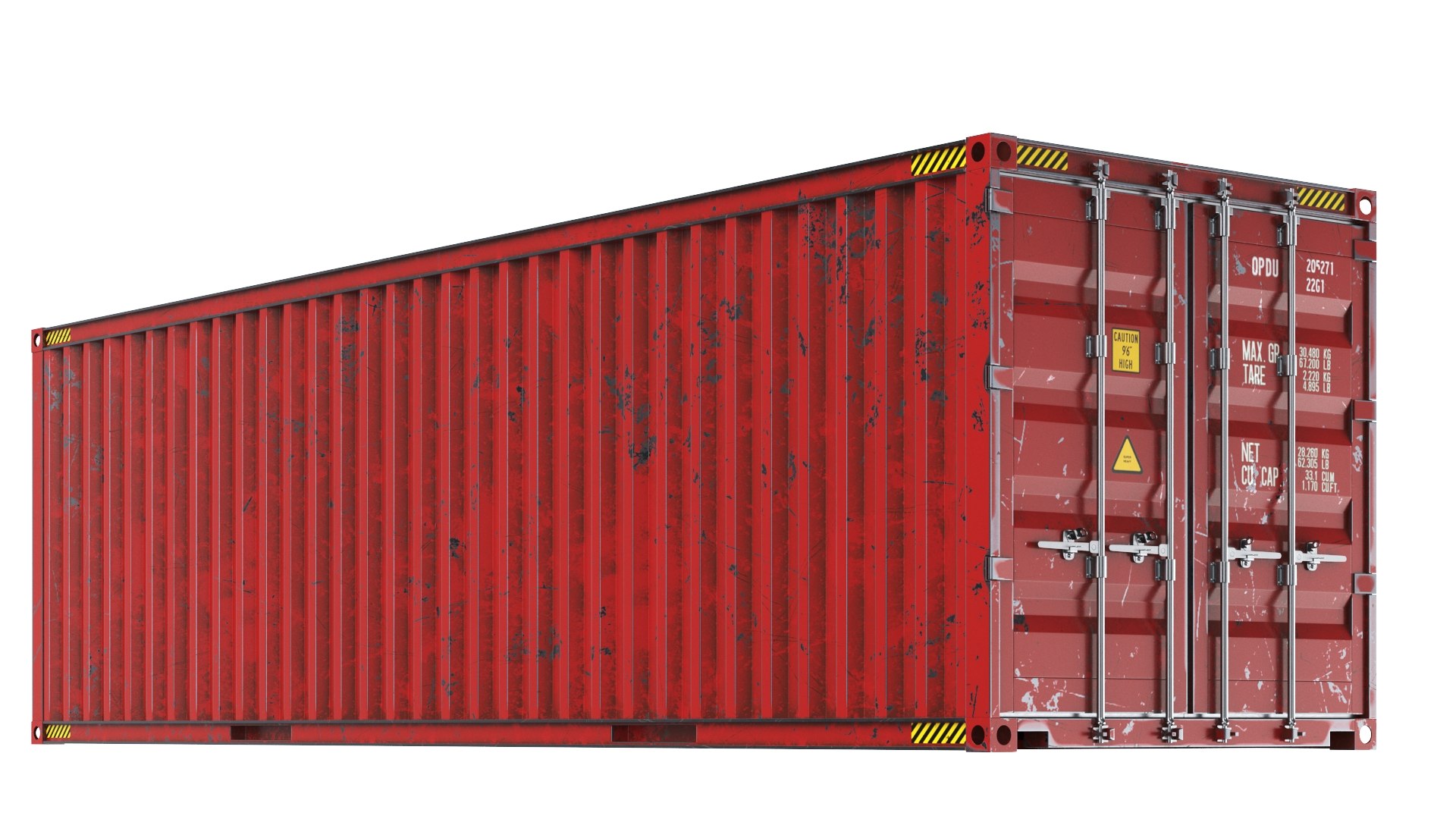 3D Detailed Shipping Container 04 - TurboSquid 2224889
