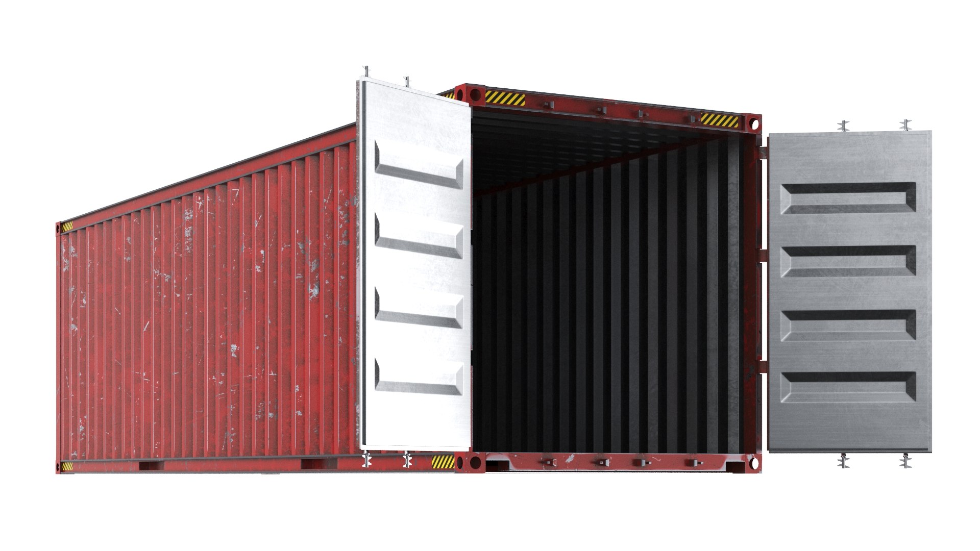 3D Detailed Shipping Container 04 - TurboSquid 2224889