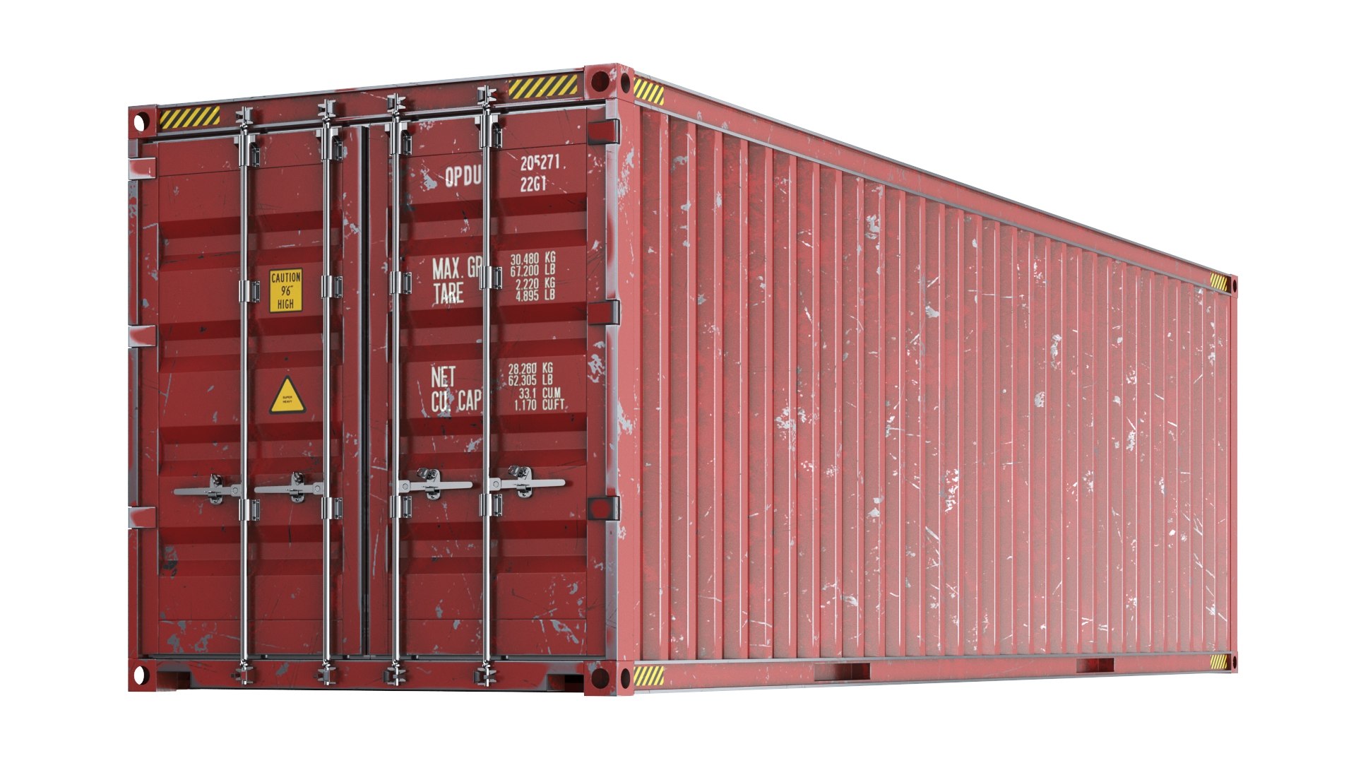 3D Detailed Shipping Container 04 - TurboSquid 2224889