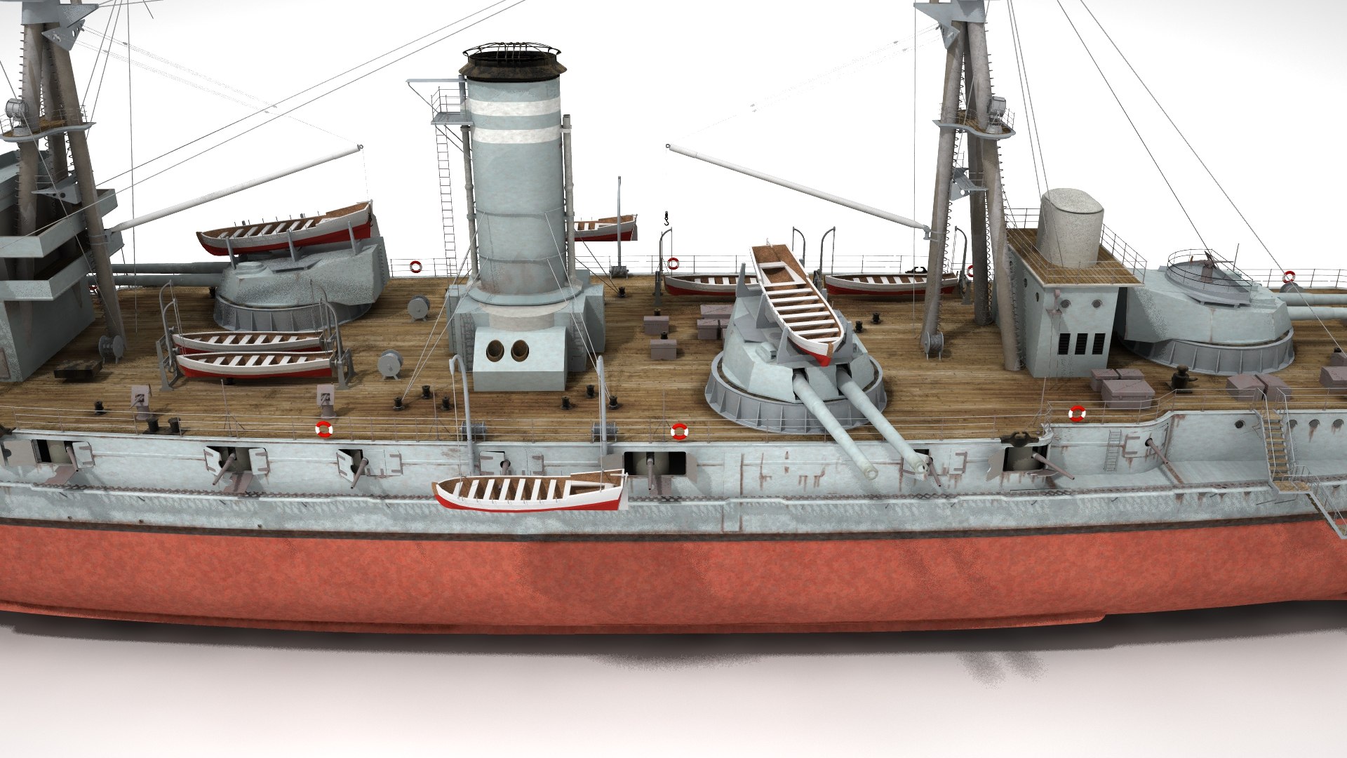 3D Model Dreadnought Battleship Class - TurboSquid 1711587