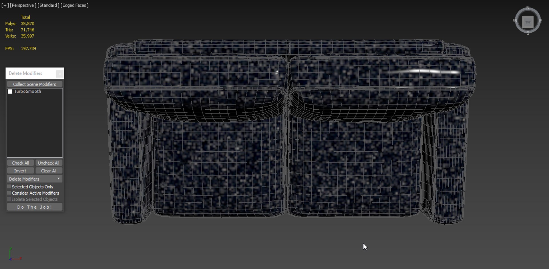 Serta Palisades Upholstered Sofa 3D model - TurboSquid 2153208