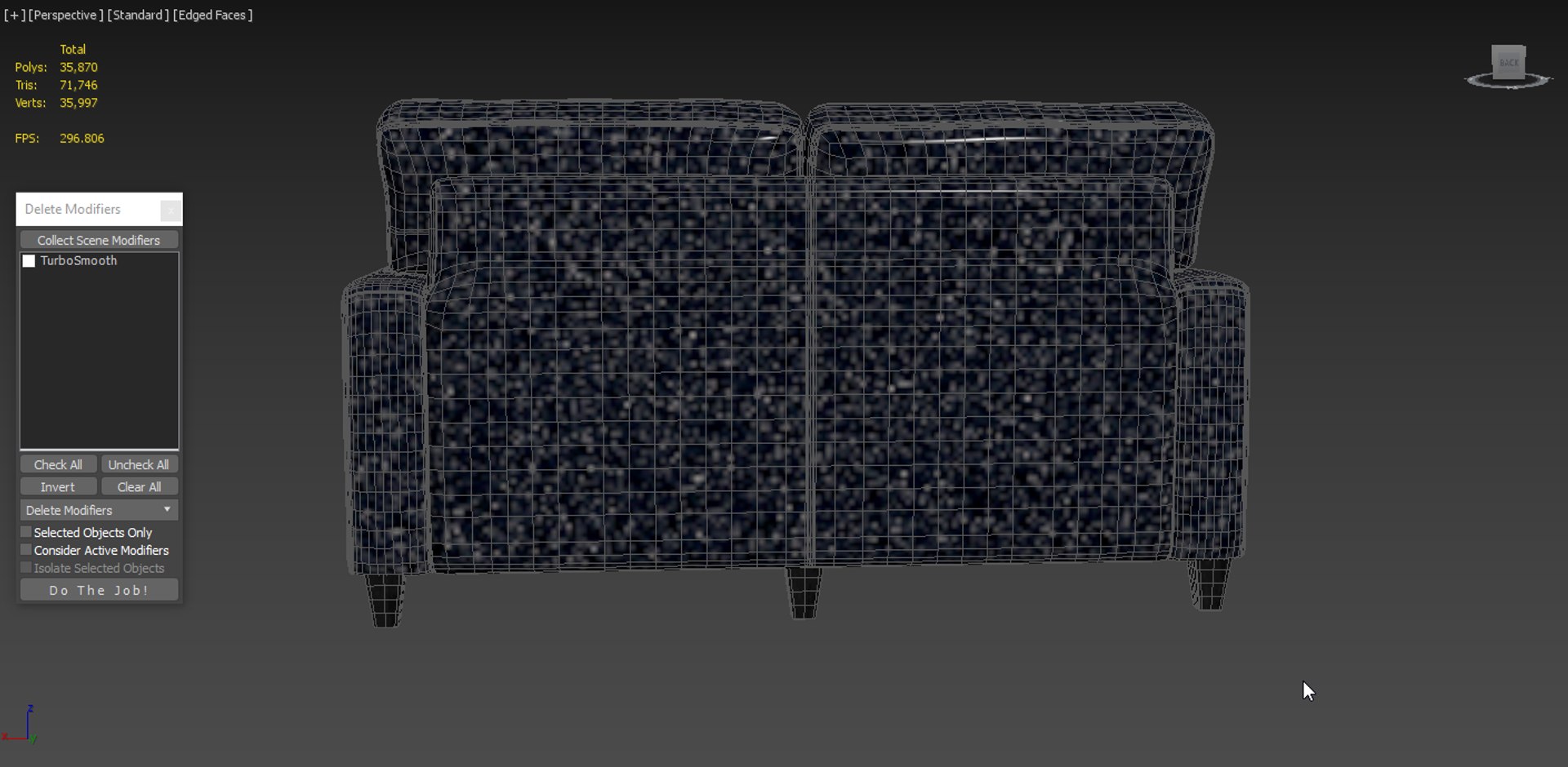 Serta Palisades Upholstered Sofa 3D model - TurboSquid 2153208