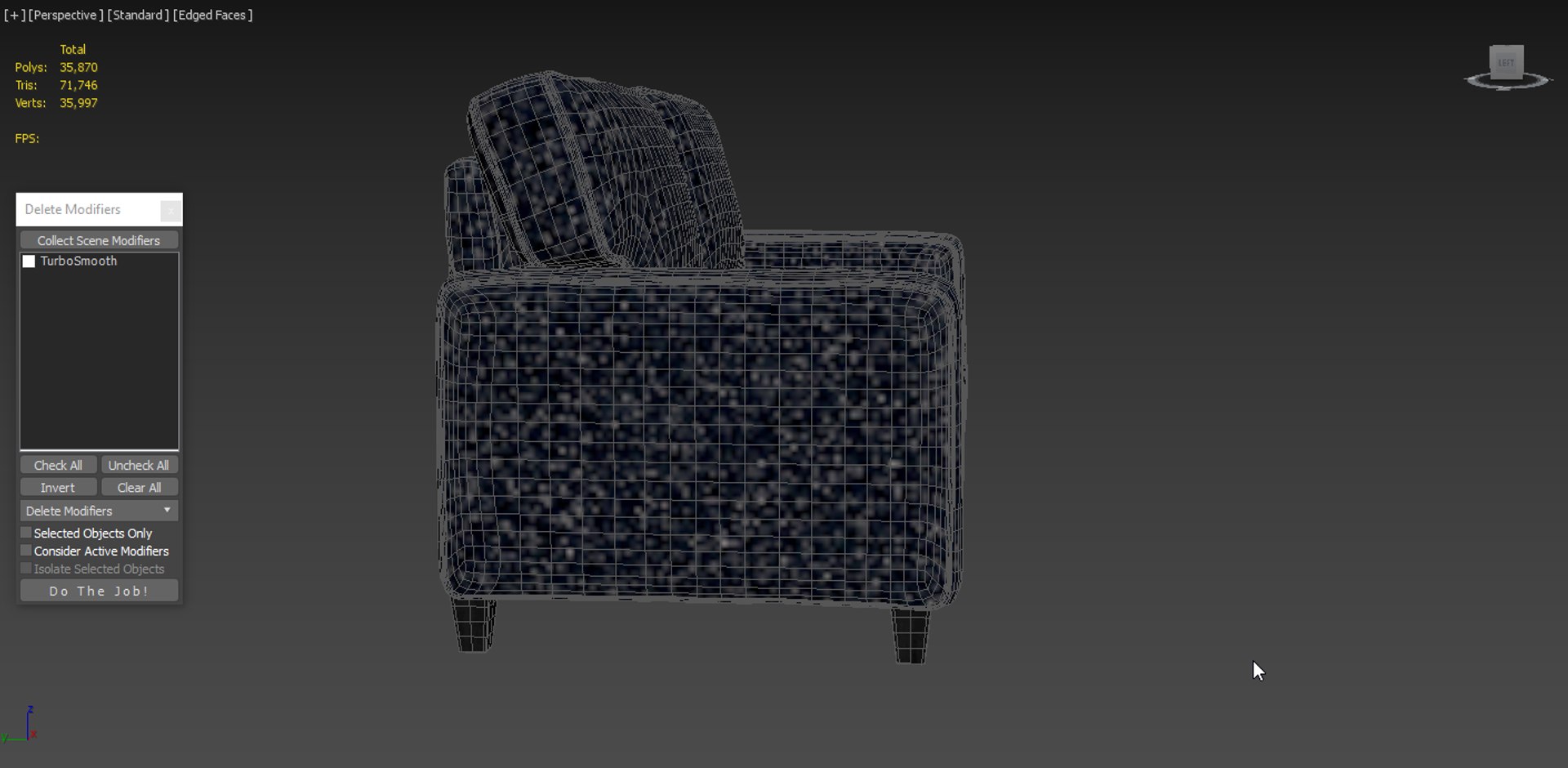 Serta Palisades Upholstered Sofa 3D model - TurboSquid 2153208