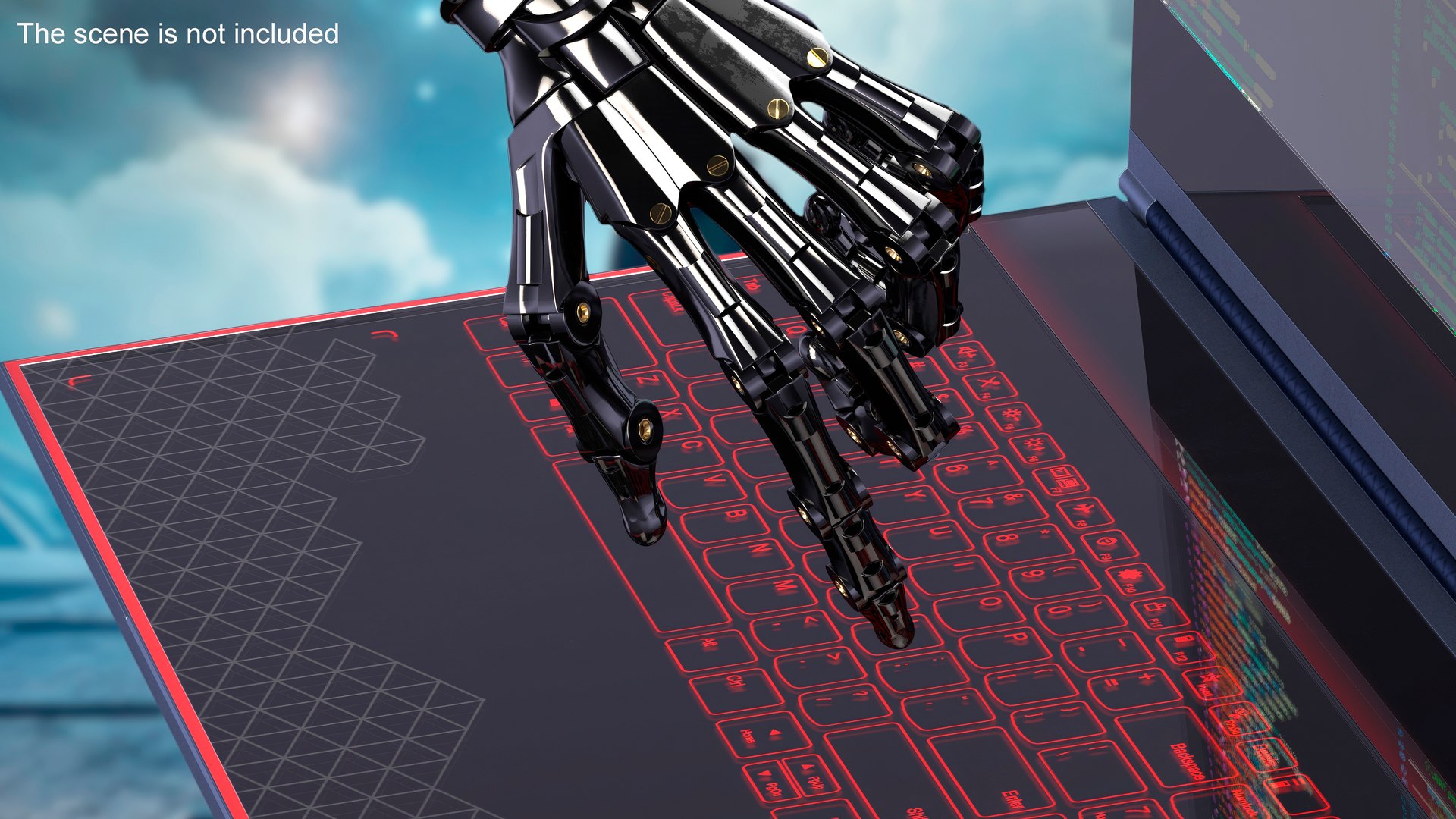 Robotic Hand Black Rigged For Maya 3D - TurboSquid 2250655