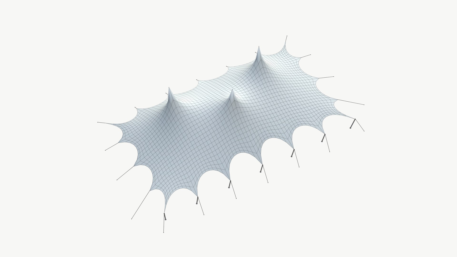 Stretch Tent Arch Design Model - TurboSquid 2116296