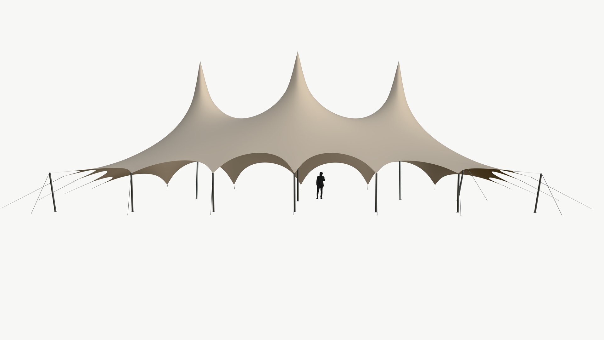 Stretch Tent Arch Design Model - TurboSquid 2116296