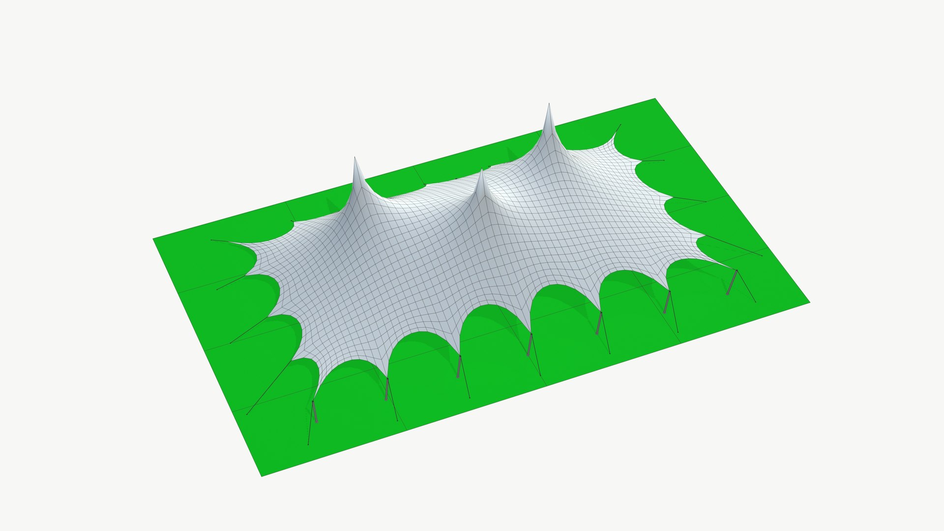 Stretch Tent Arch Design Model - TurboSquid 2116296