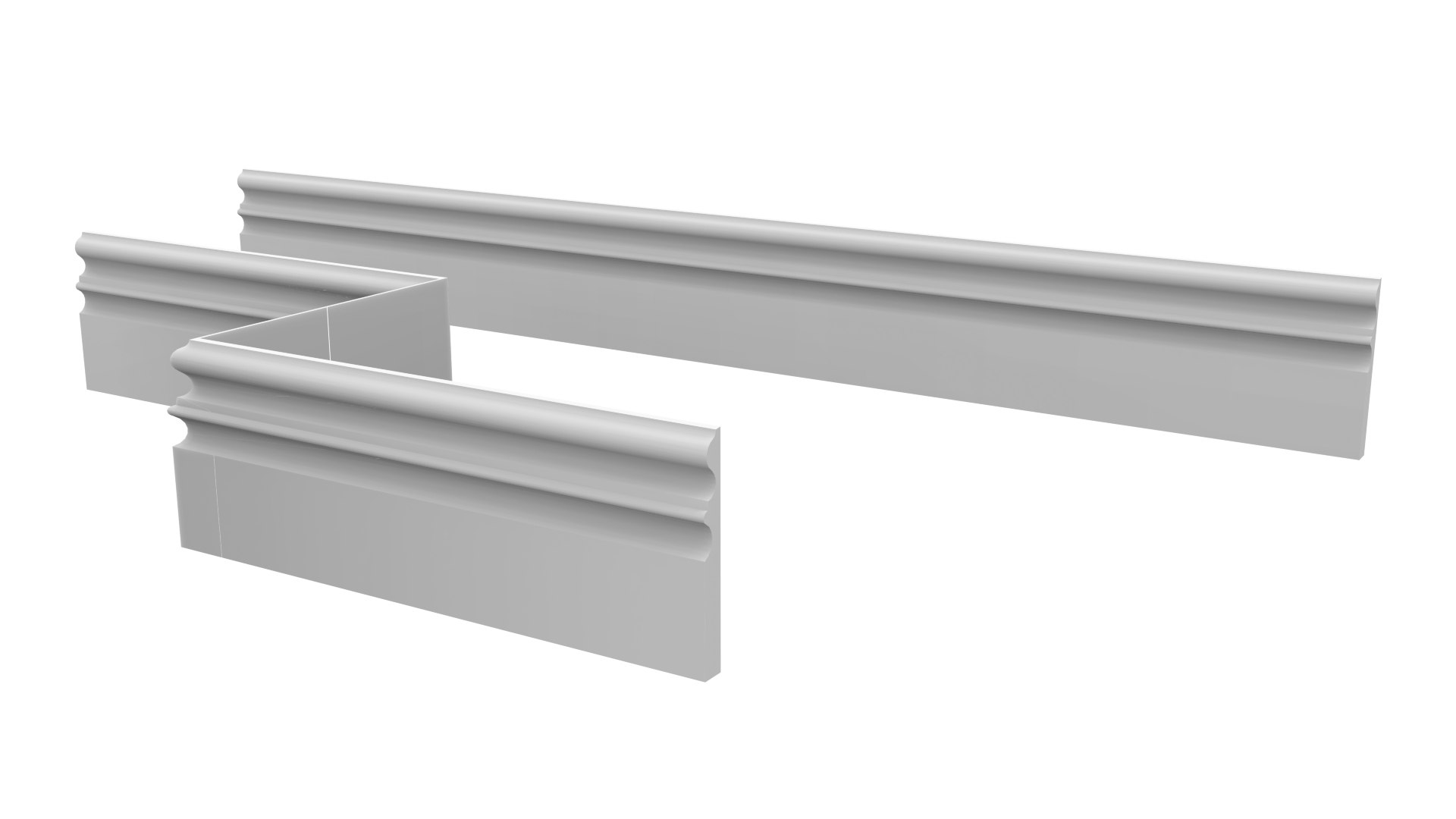 3D Baseboard - TurboSquid 2022903