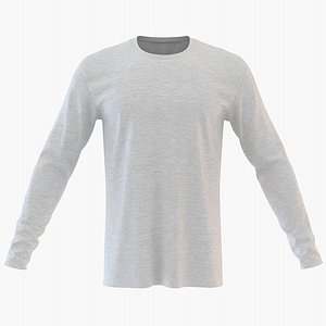 Mens neck t-shirt 3D model - TurboSquid 1154559