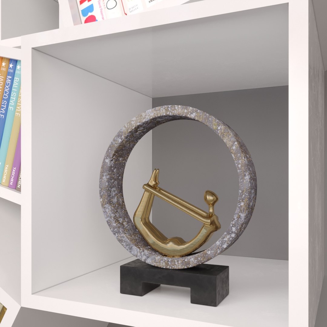 Decorative Bookshelf 3D Model - TurboSquid 1307271