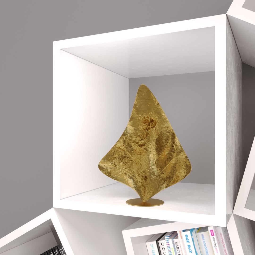 Decorative Bookshelf 3D Model - TurboSquid 1307271