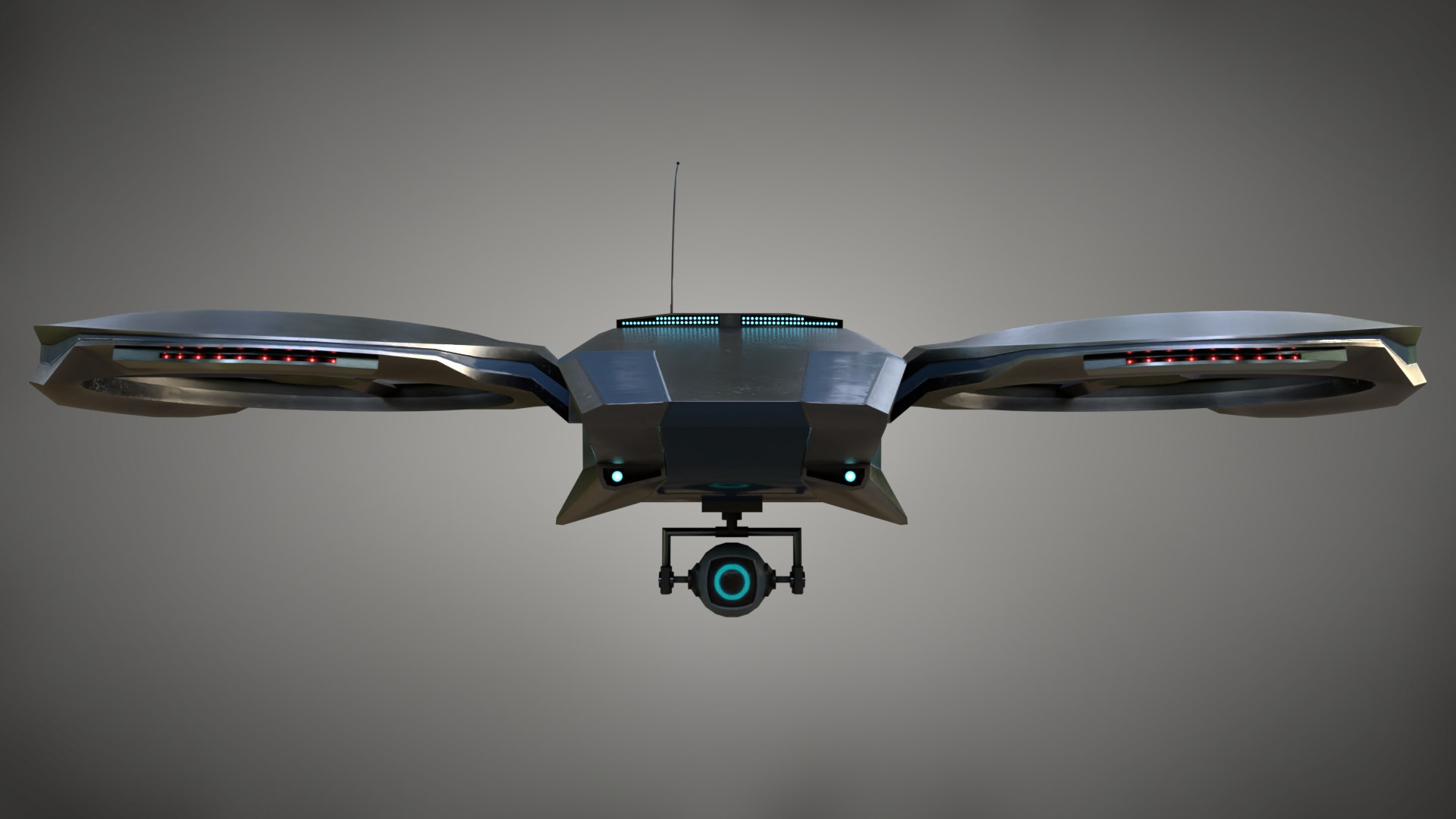 Cyberpunk Drone 3D Model - TurboSquid 1587473