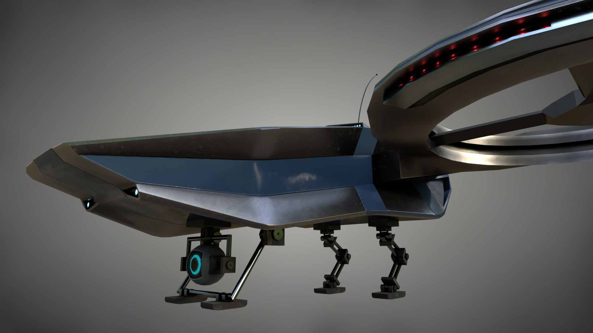 Cyberpunk Drone 3D Model - TurboSquid 1587473