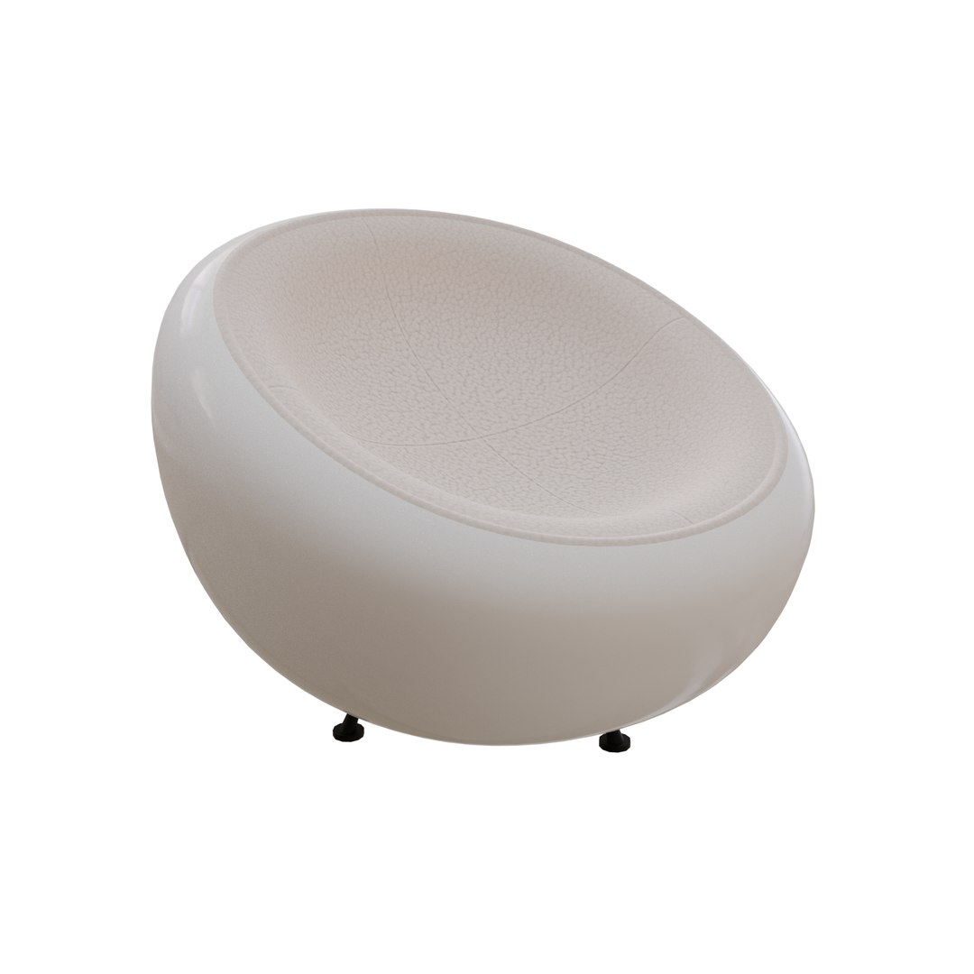 3D Egg Pod Ball Chair - TurboSquid 1385450