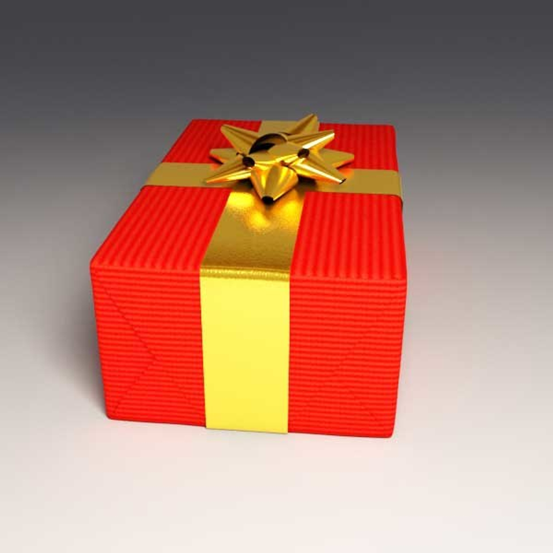 Gift Box 3d 3ds