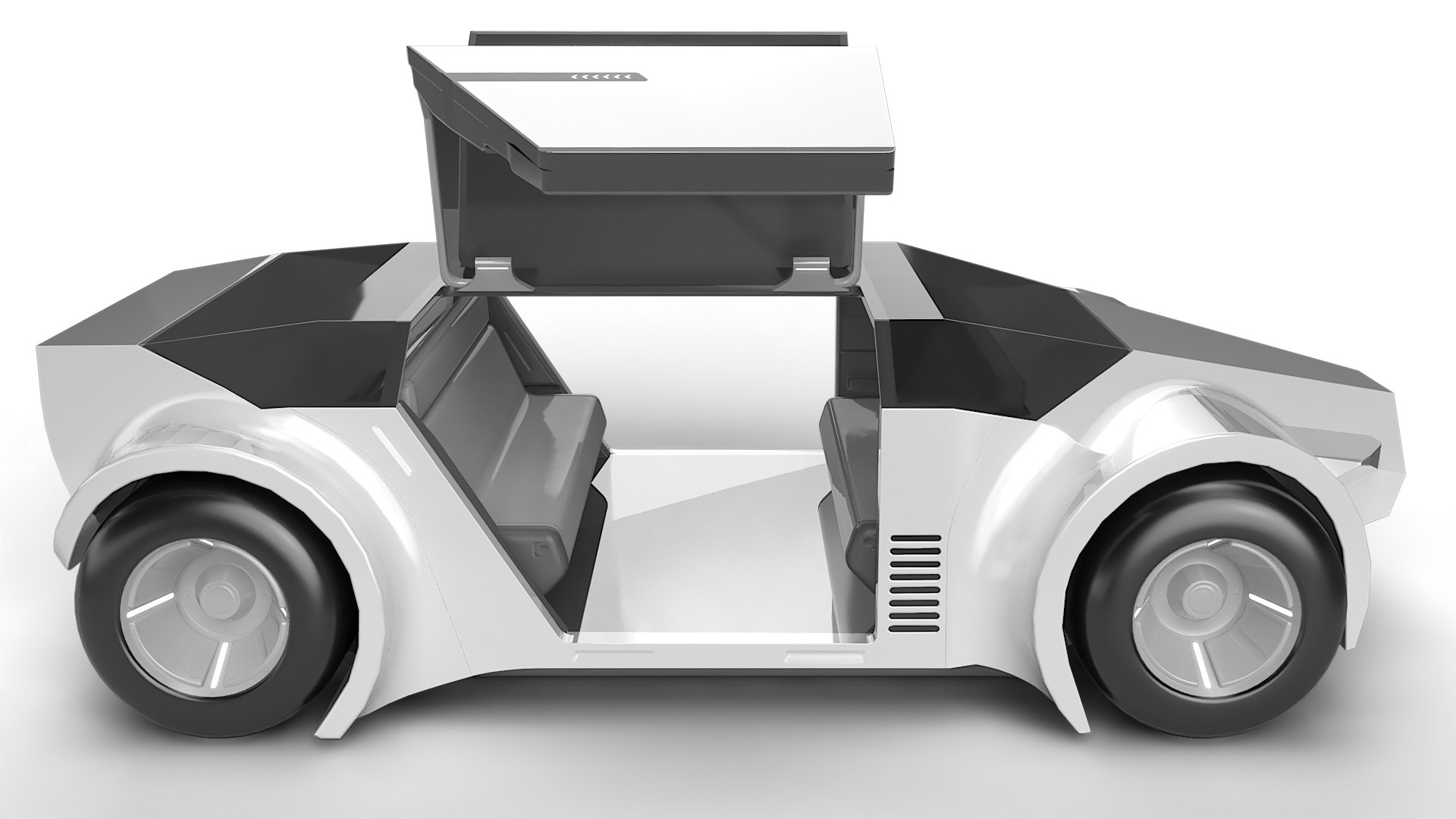 3D Concept Car V01 Model - TurboSquid 1958833