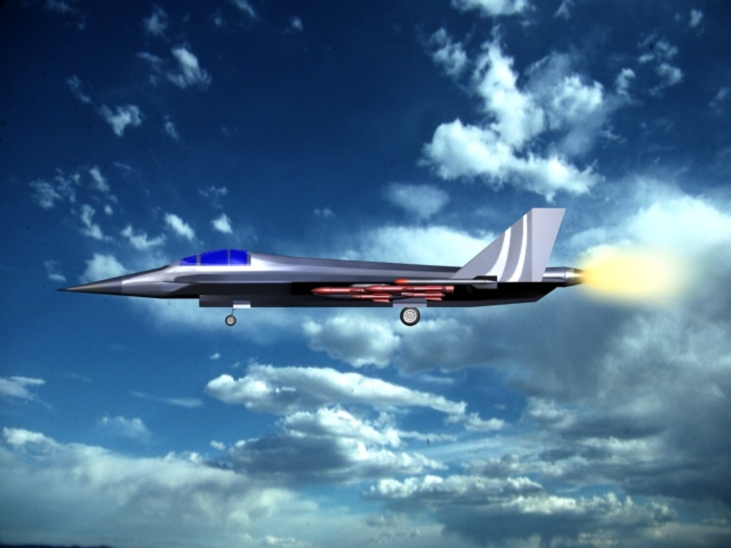 3d Model Tiger110 Fighter