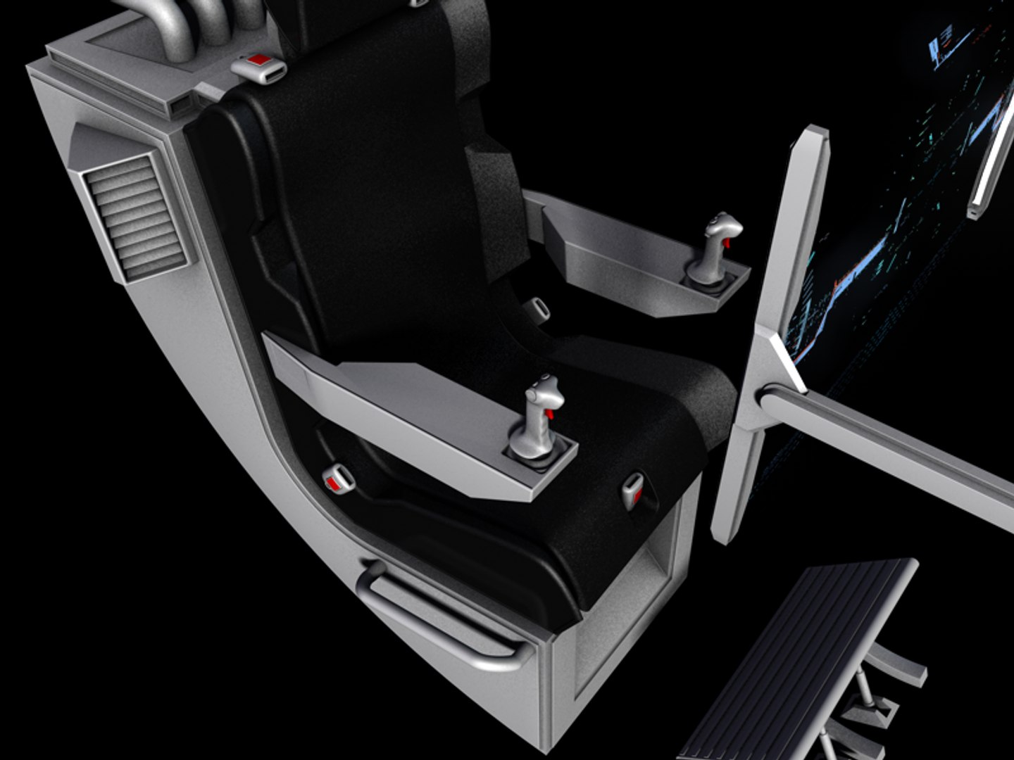 Cinema4d Spaceship Cockpit