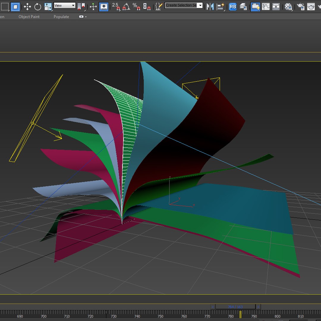 3d Model Paper Book Loop