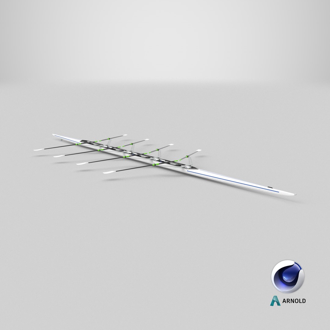 Quadruple Scull Rowing Boat 3D Model - TurboSquid 2290218