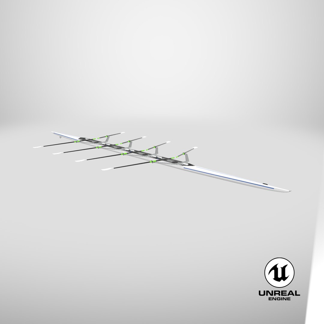 Quadruple Scull Rowing Boat 3D Model - TurboSquid 2290218