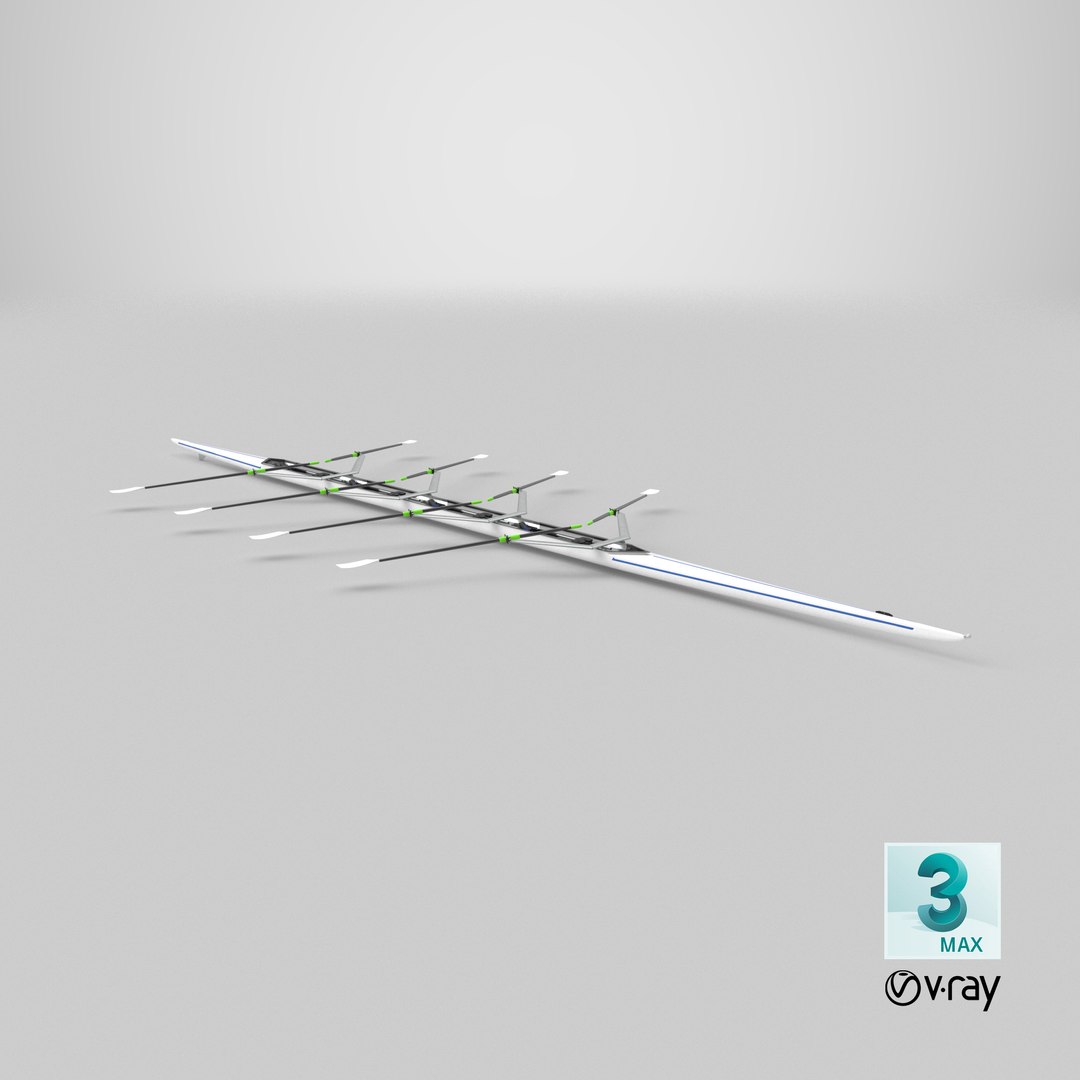 Quadruple Scull Rowing Boat 3D Model - TurboSquid 2290218