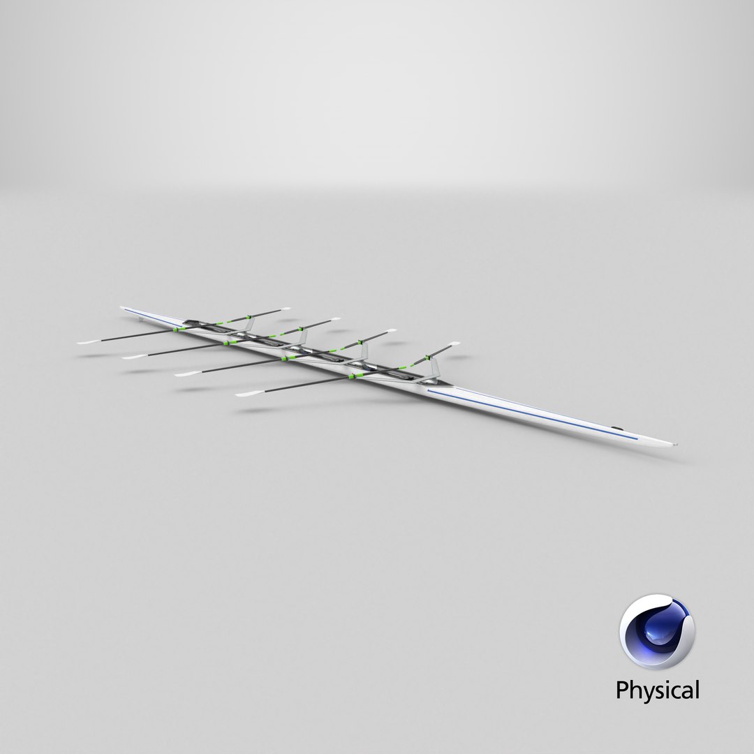 Quadruple Scull Rowing Boat 3D Model - TurboSquid 2290218