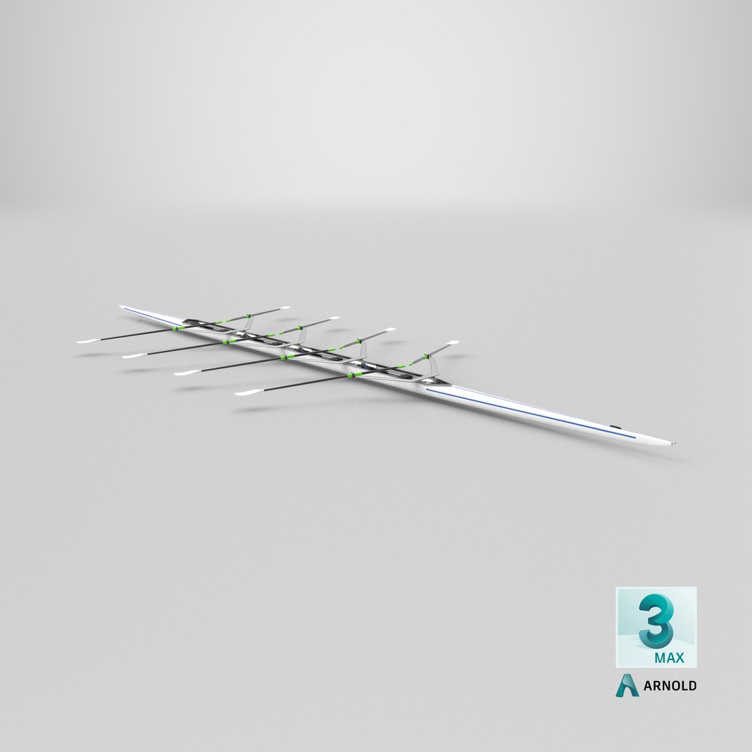 Quadruple Scull Rowing Boat 3D Model - TurboSquid 2290218
