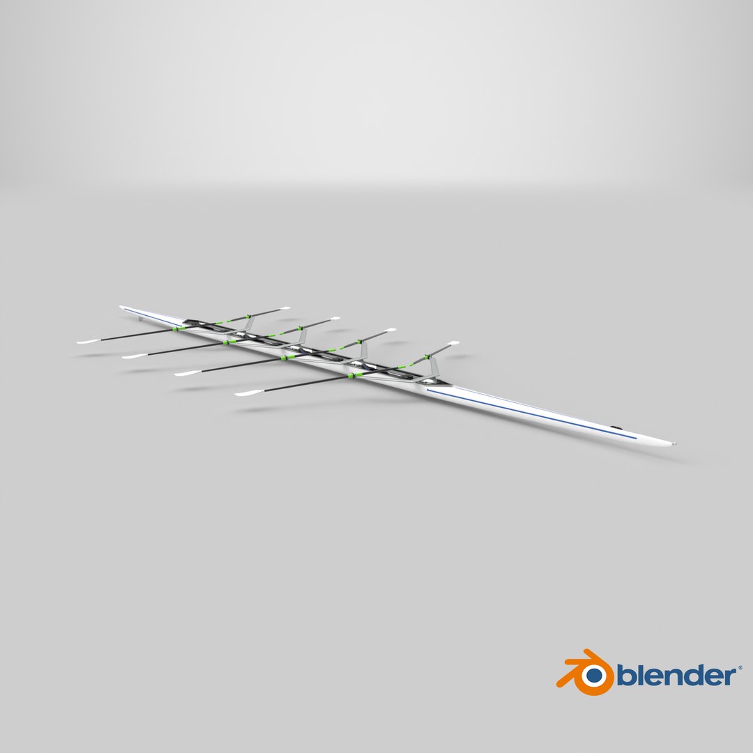 Quadruple Scull Rowing Boat 3D Model - TurboSquid 2290218
