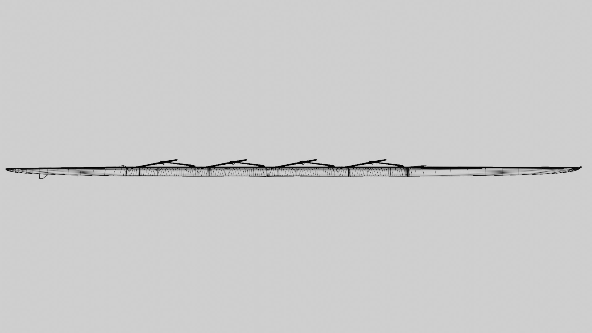 Quadruple Scull Rowing Boat 3D Model - TurboSquid 2290218