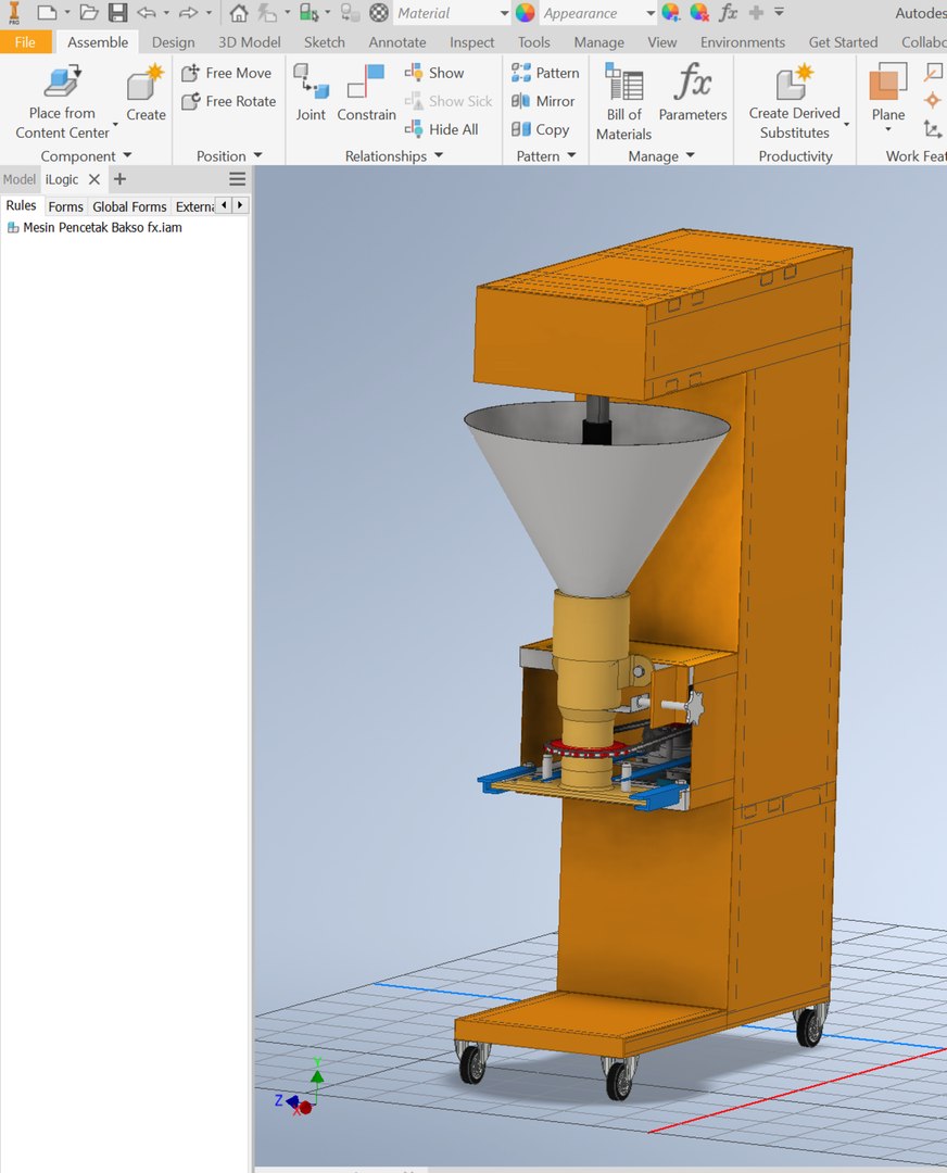 MEATBALL MAKER MACHINE FOR MEAT BALL FORMING MOLDING 3D Model ...