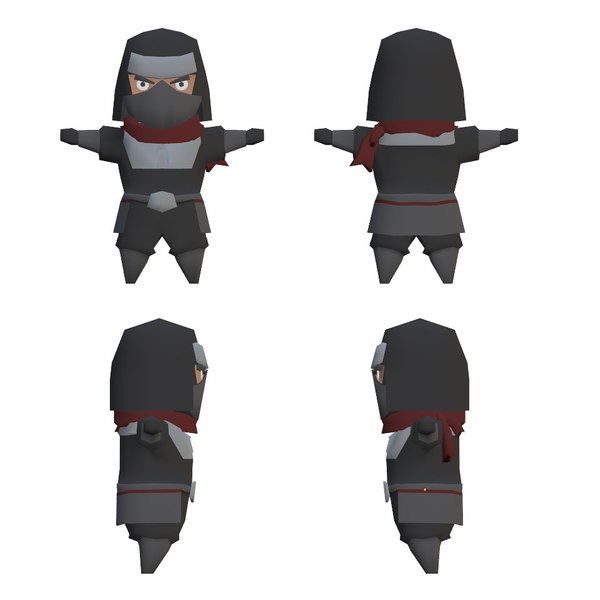 Animated Ninja 3D Models for Download | TurboSquid