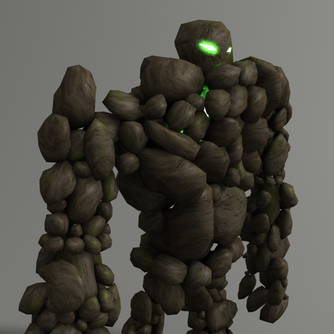 3d Model Rock Monster