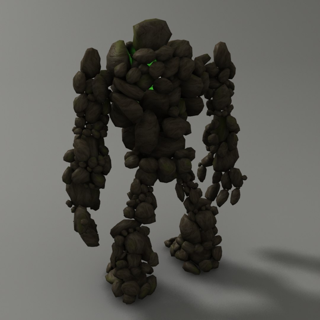 3d Model Rock Monster
