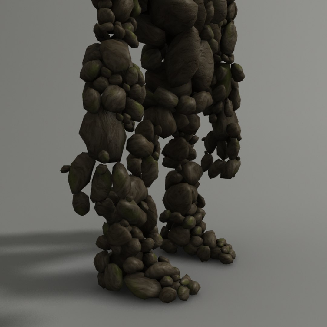3d Model Rock Monster
