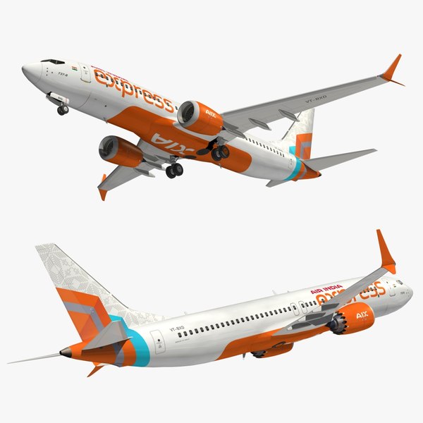 modelo 3d B738 Max Air India Express - TurboSquid 2197473