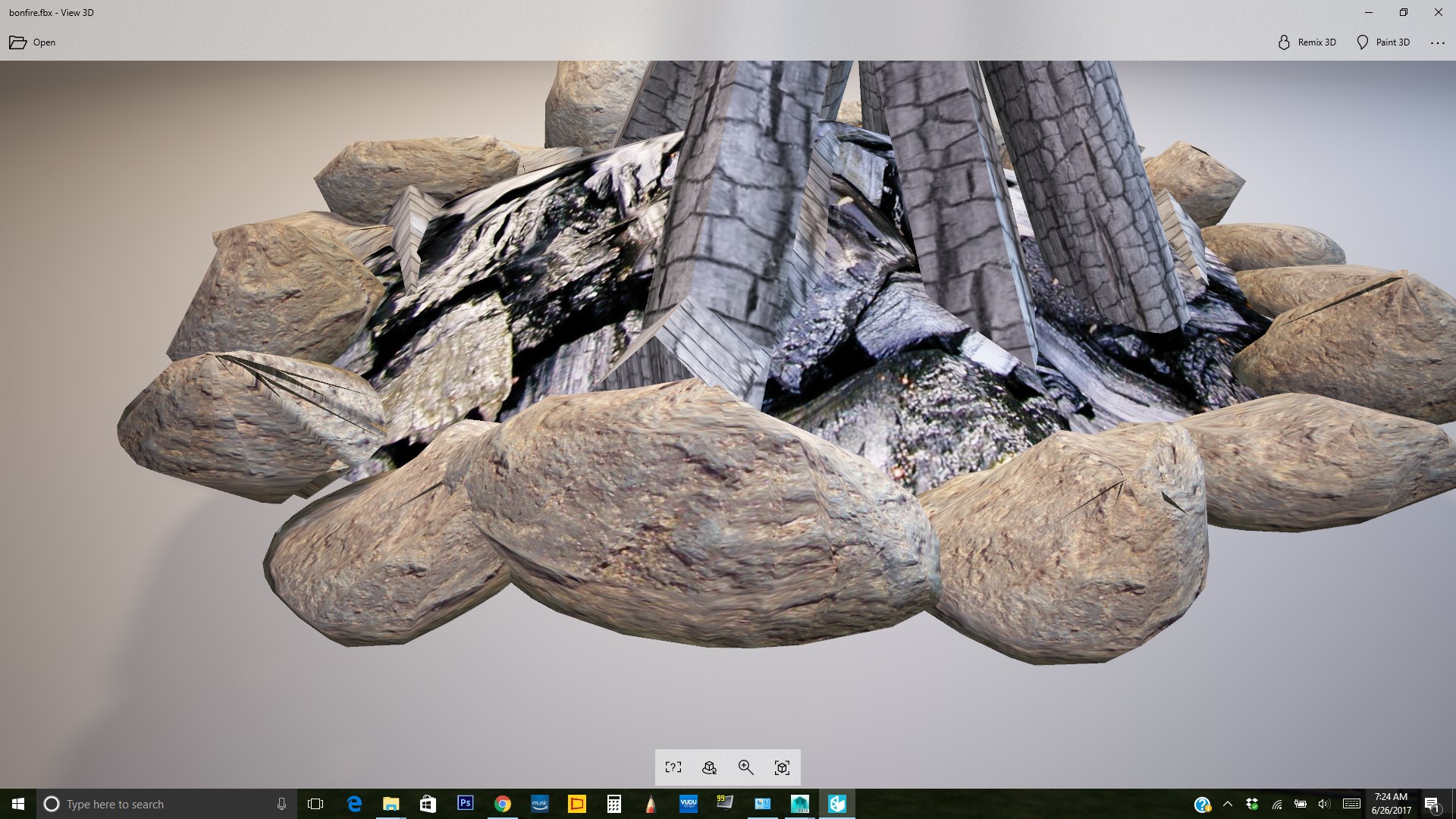 3D Bonfire - TurboSquid 1171652