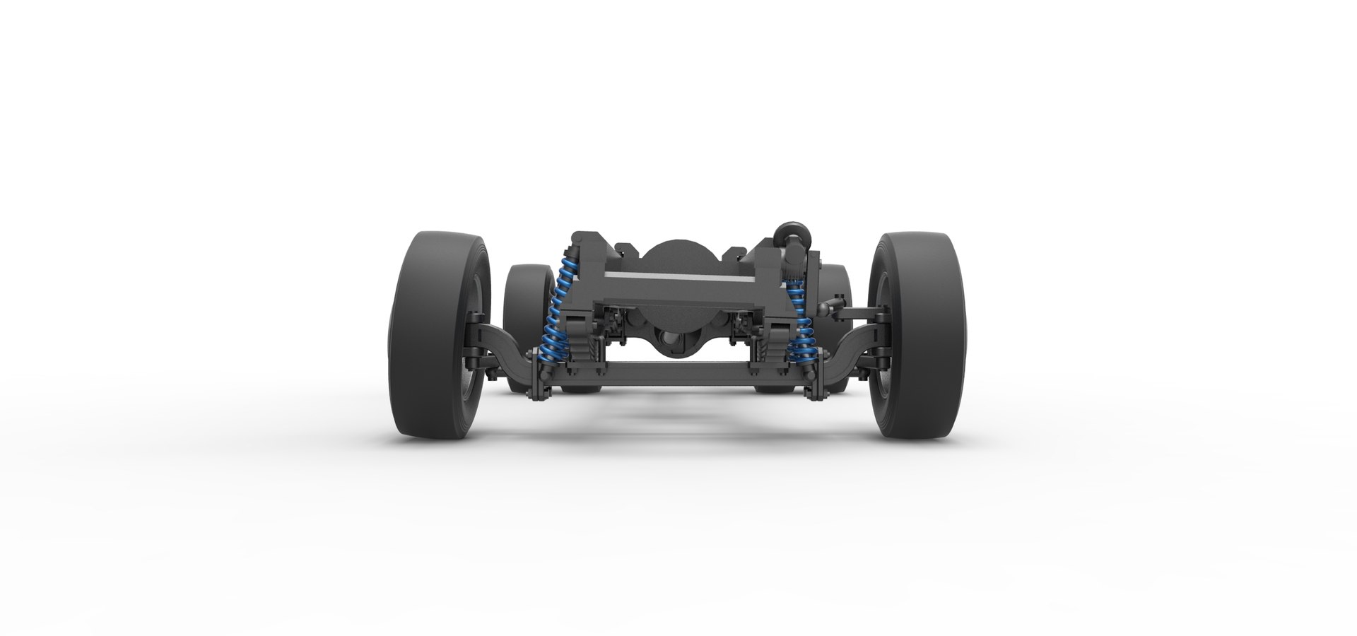 Chassis Of Big Rig Racing Semi Truck Scale 1 To 25 3D - TurboSquid 2374516