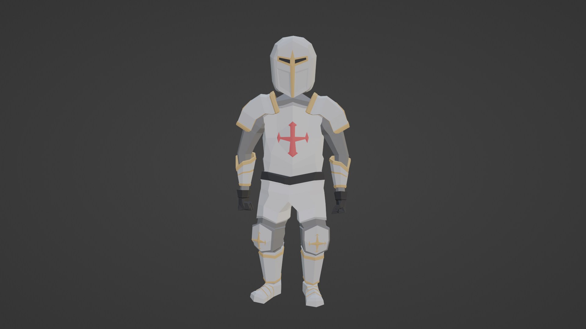 LOW POLY Crusader 3D Model - TurboSquid 2205010