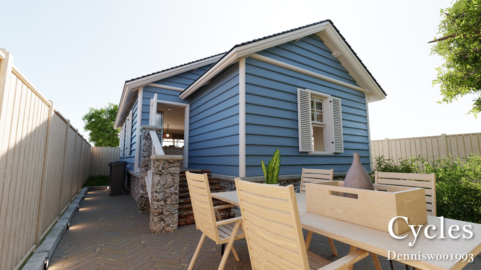 3D Modular Classic Style American House 2 - TurboSquid 2109373