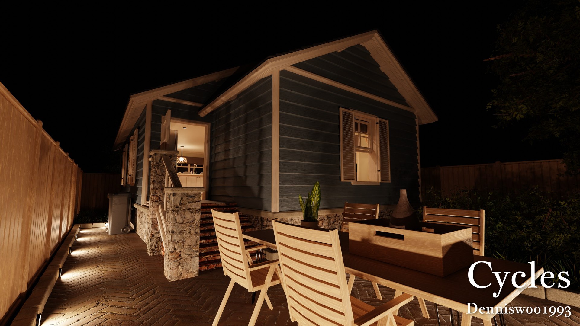 3D Modular Classic Style American House 2 - TurboSquid 2109373