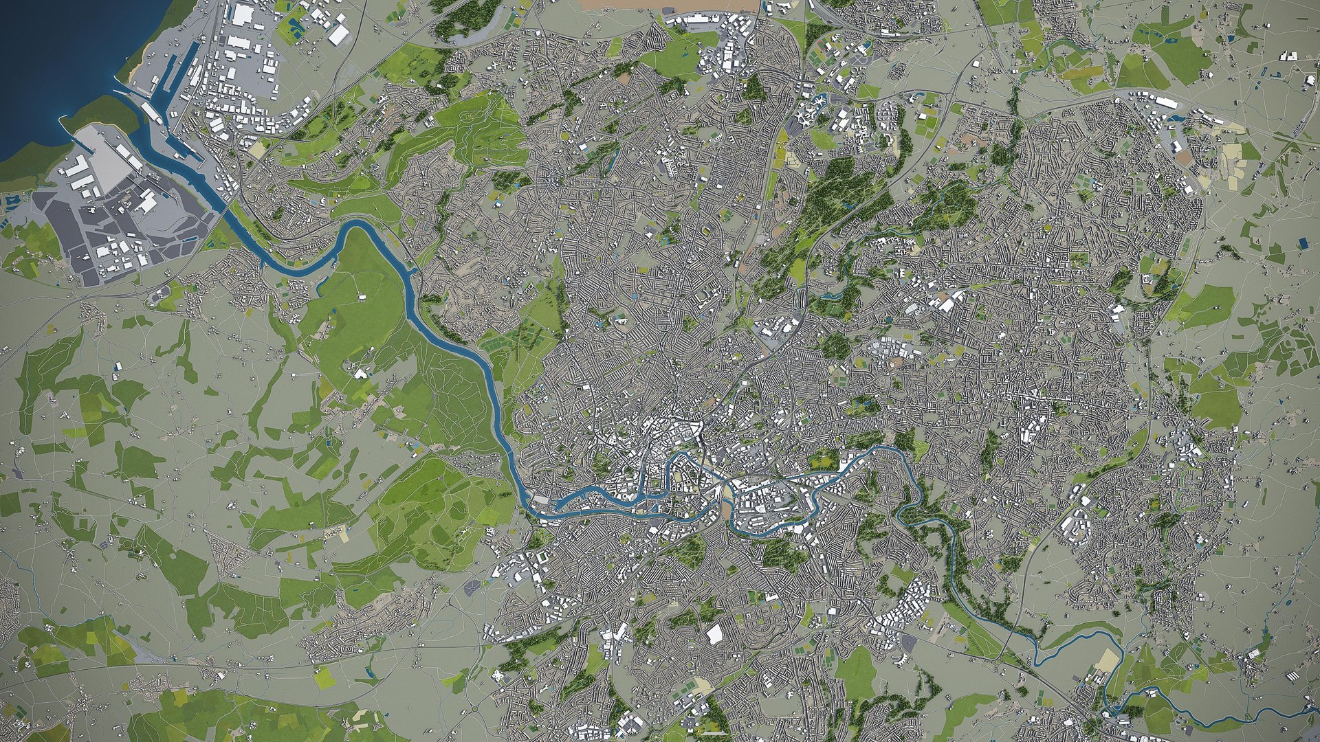 3D Bristol Surrounding - - TurboSquid 1470964