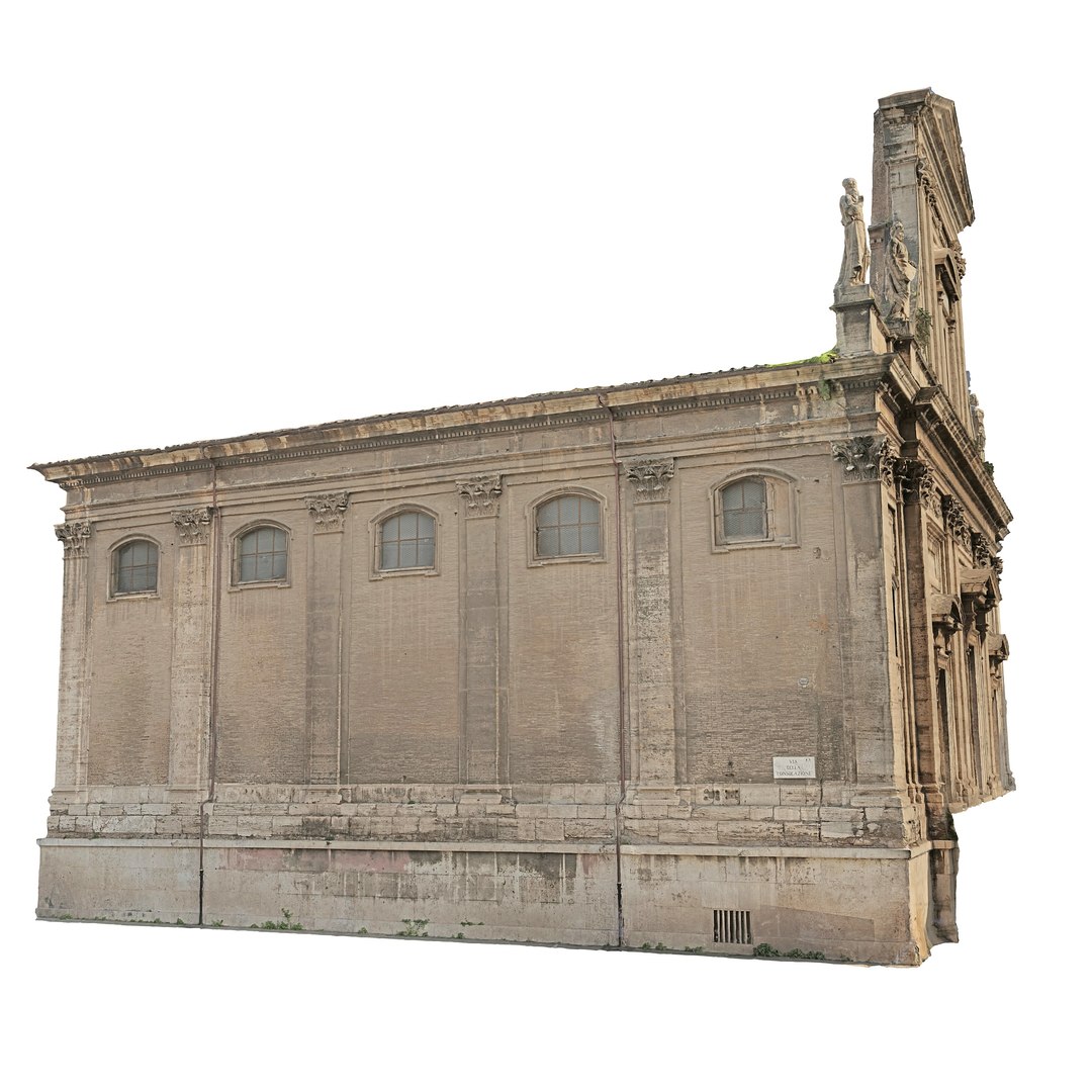 3D Ancient Roman Facade Scan 16 K Model - TurboSquid 2304247