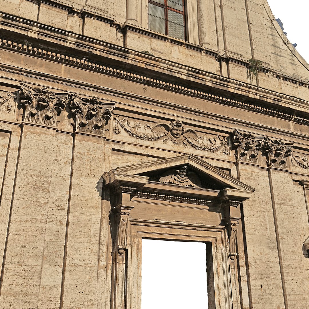 3D Ancient Roman Facade Scan 16 K Model - TurboSquid 2304247