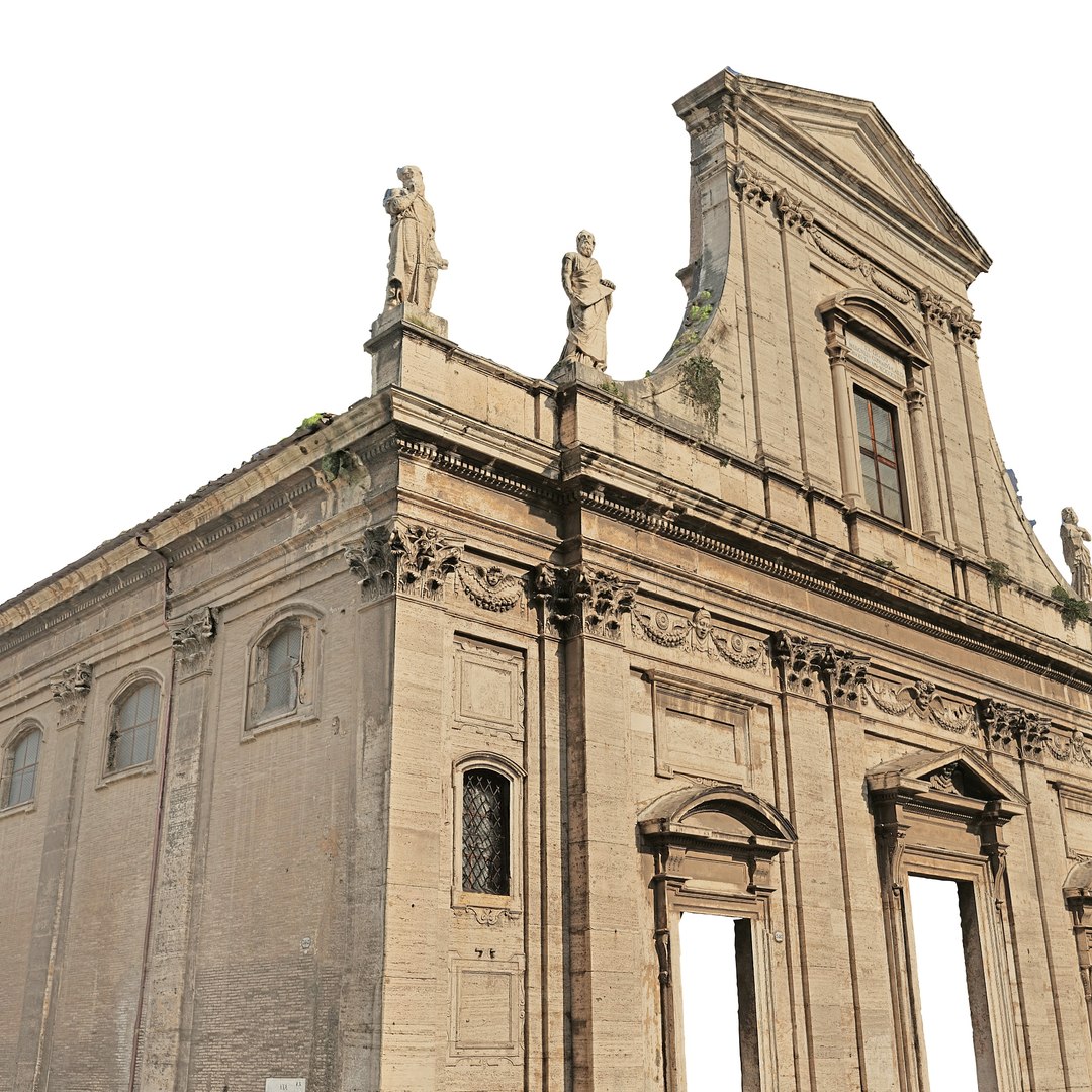 3D Ancient Roman Facade Scan 16 K Model - TurboSquid 2304247