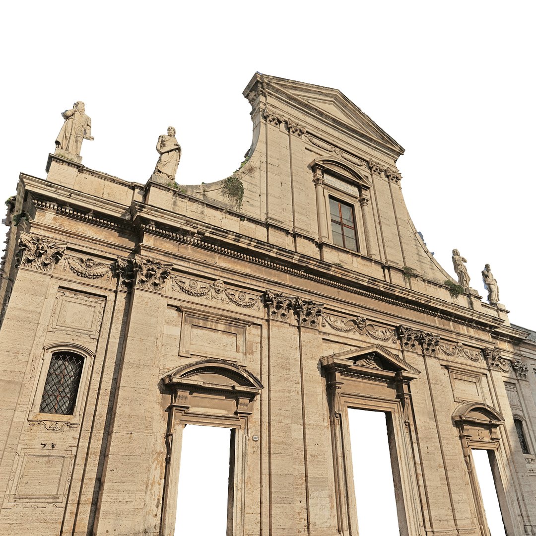 3D Ancient Roman Facade Scan 16 K Model - TurboSquid 2304247